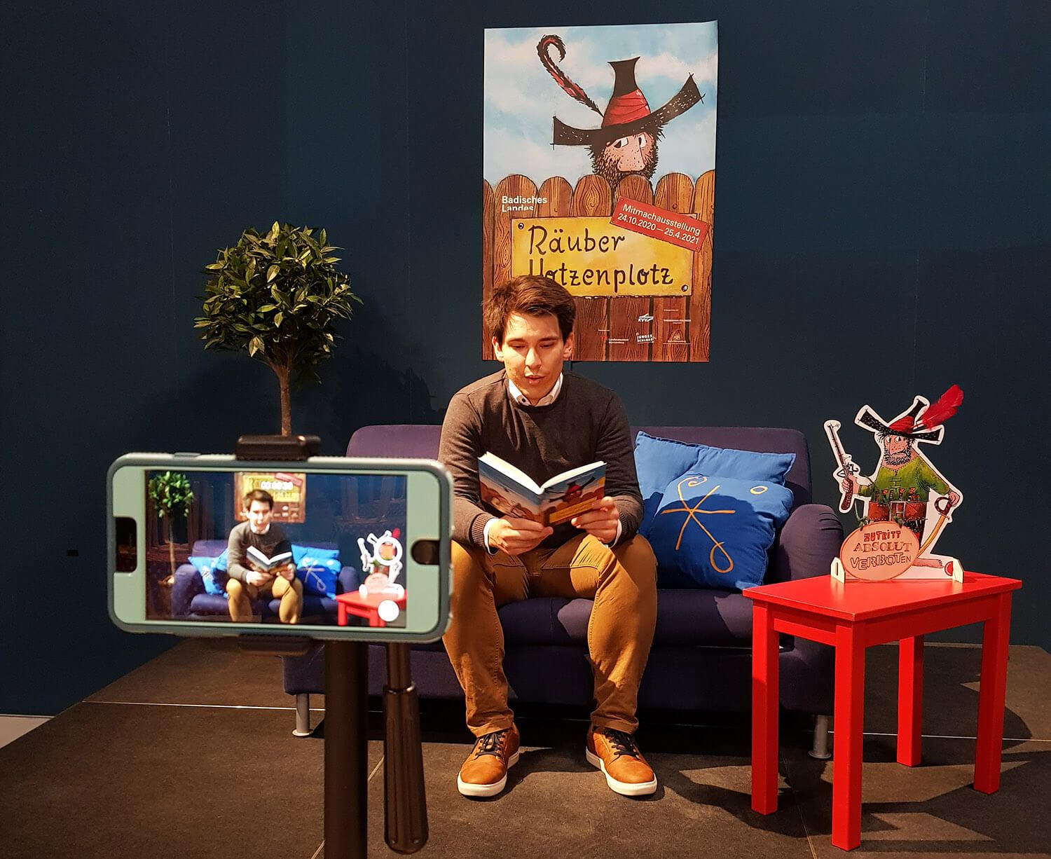 Räuber Hotzenplotz macht Karlsruher Schloss unsicher